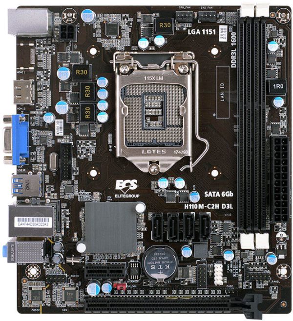 USED H110M4 6/7TH GEN MOTHERBOARD WITH 2 Ram Shot - Used Computers | Gaming Computers |Brand New ...