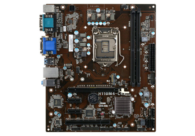 USED H110M4 6/7TH GEN MOTHERBOARD WITH 2 RAM SLOT M.2 - MD Computers ...