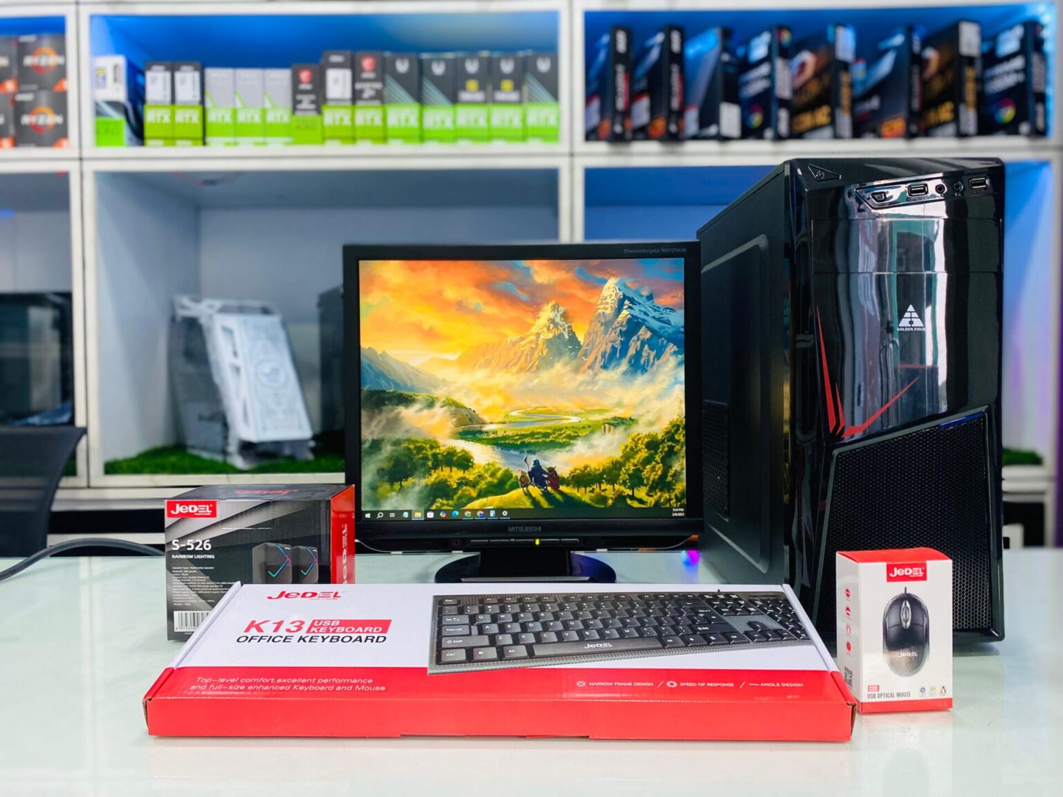 INTEL CORE I7 3RD GEN DESKTOP COMPUTER FULLSET WITH 17 INCH MONITOR ...