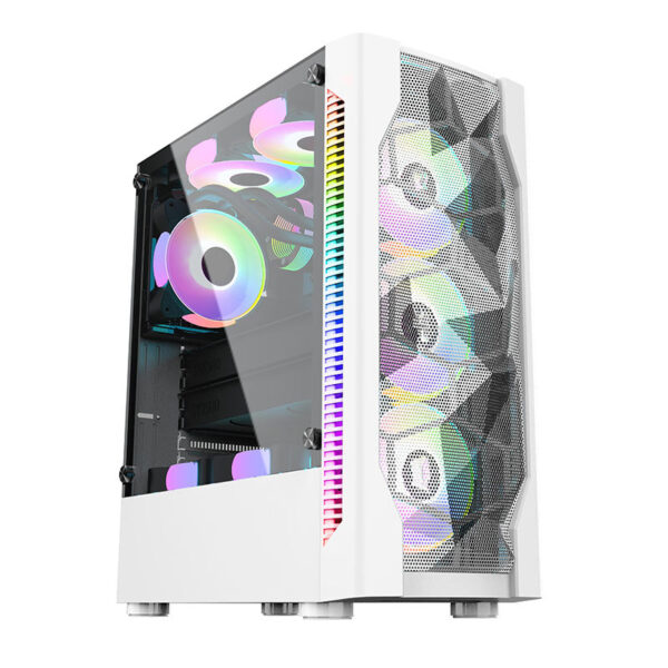 GAMEKM EFFICIENT DELUXE D12 WHITE GAMING CASING - Used Computers ...